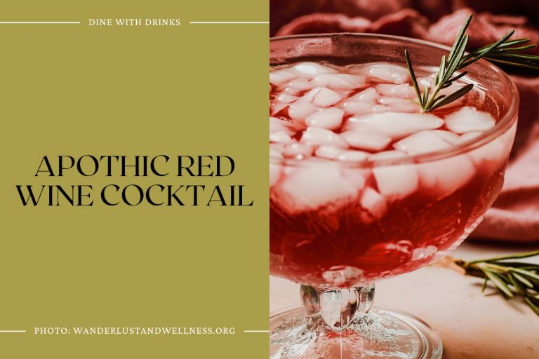 30 Red Wine Cocktails That Will Make You Say "Cheers!" | DineWithDrinks