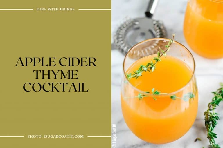 21 Thyme Cocktails to Spice Up Your Night! | DineWithDrinks
