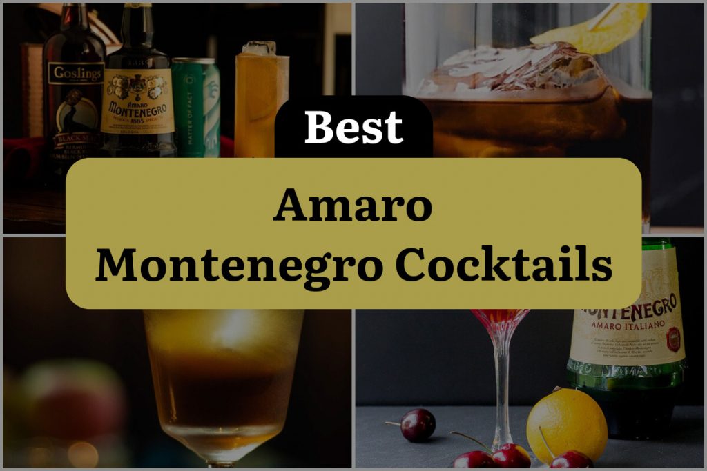 4 Amaro Montenegro Cocktails to Shake Up Your Happy Hour | DineWithDrinks