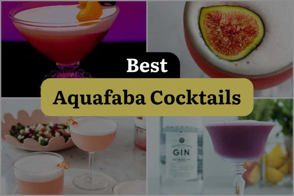 26 Aquafaba Cocktails that will Shake Up Your World! | DineWithDrinks
