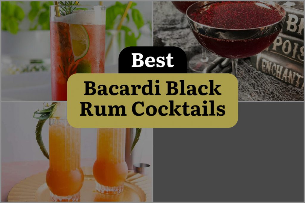 6 Bacardi Black Rum Cocktails to Shake Up Your Next Party! | DineWithDrinks