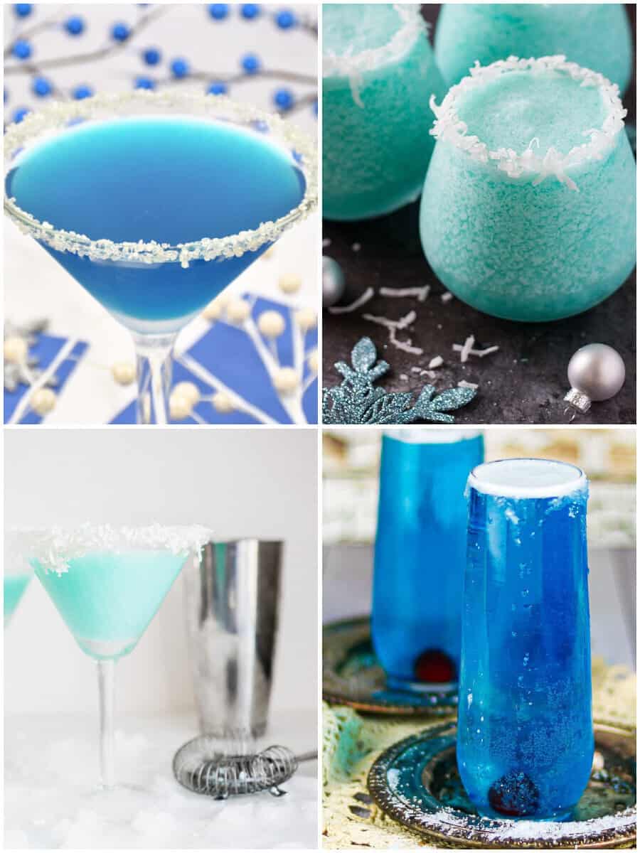 15 Blue Holiday Cocktails to Make Your Spirits Bright