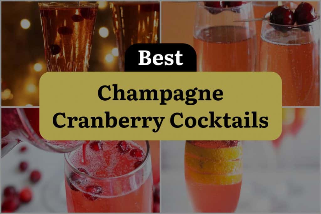 19 Champagne Cranberry Cocktails to Sip Your Fruity Fizz Fix ...