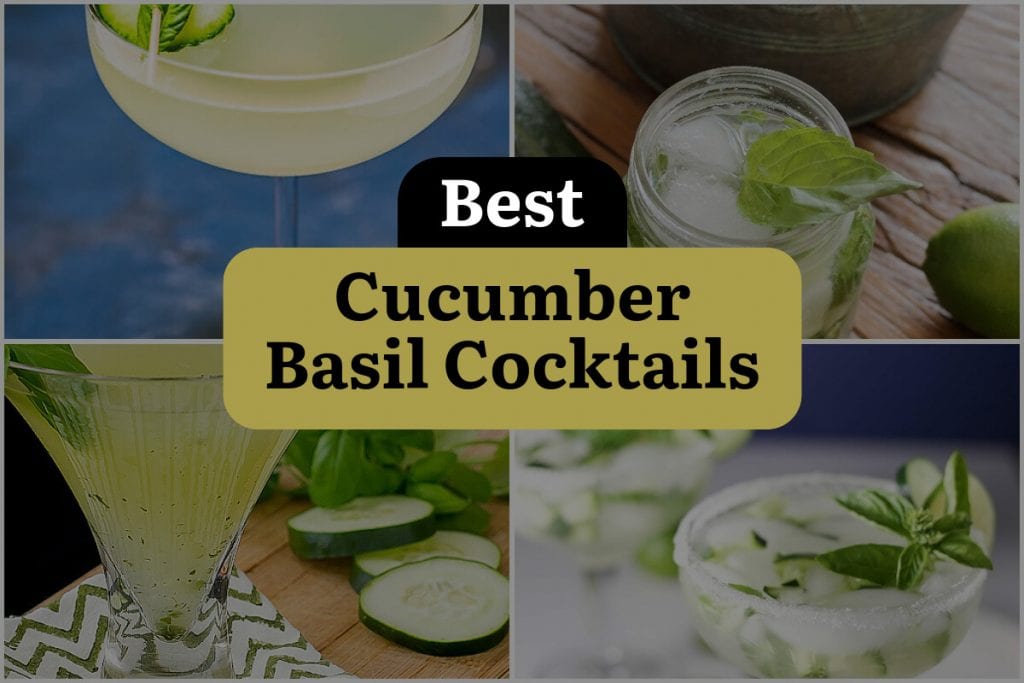 29 Cucumber Basil Cocktails to Keep You Cool This Summer! | DineWithDrinks