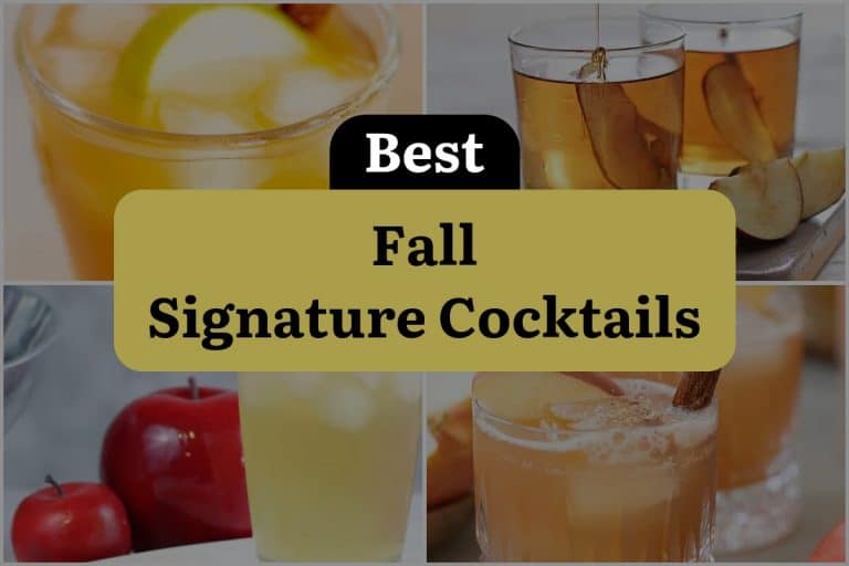 17 Fall Signature Cocktails to Sip and Savor All Season Long ...