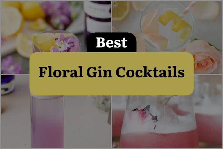 34 Floral Gin Cocktails That Will Blossom Your Taste Buds! | DineWithDrinks