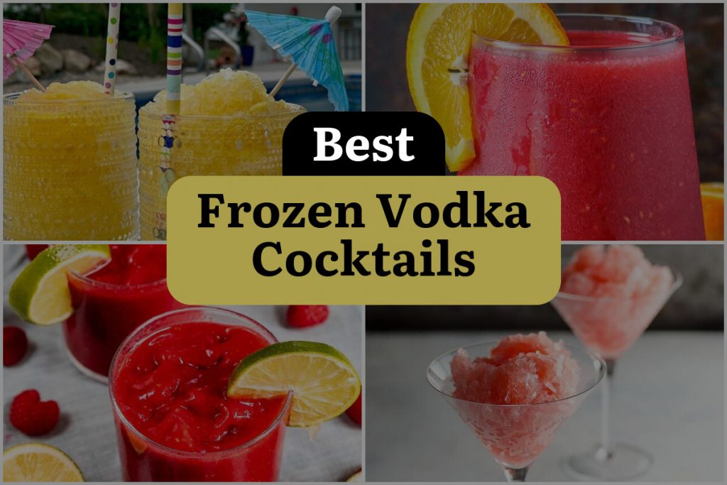 32 Frozen Vodka Cocktails to Chill Your Summer Nights! | DineWithDrinks