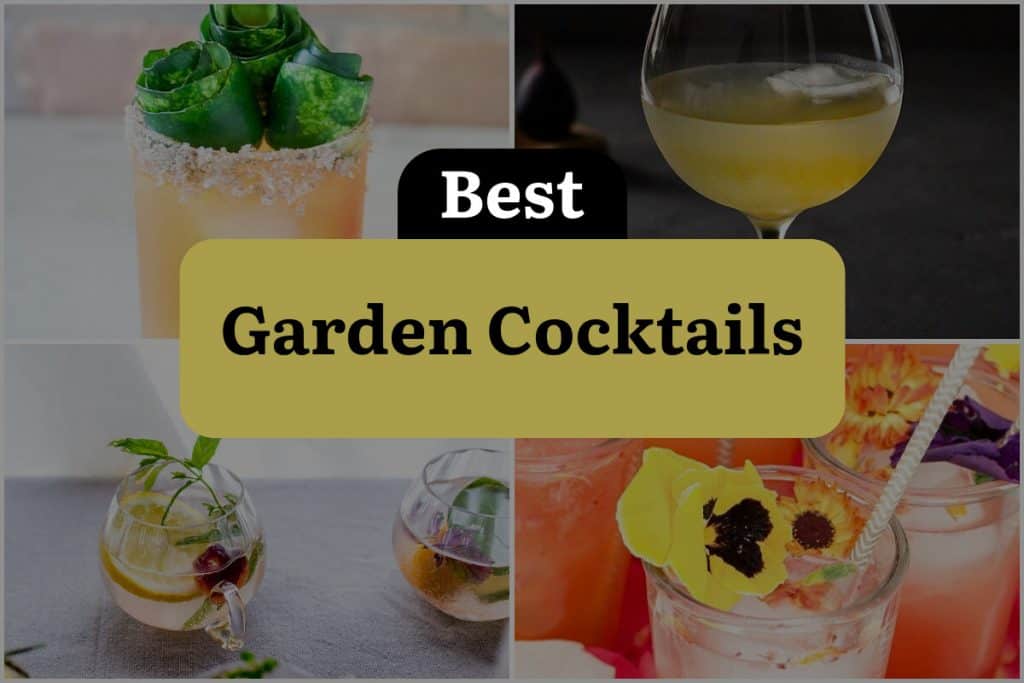 20 Garden Cocktails to Sip and Savor in the Sunshine | DineWithDrinks