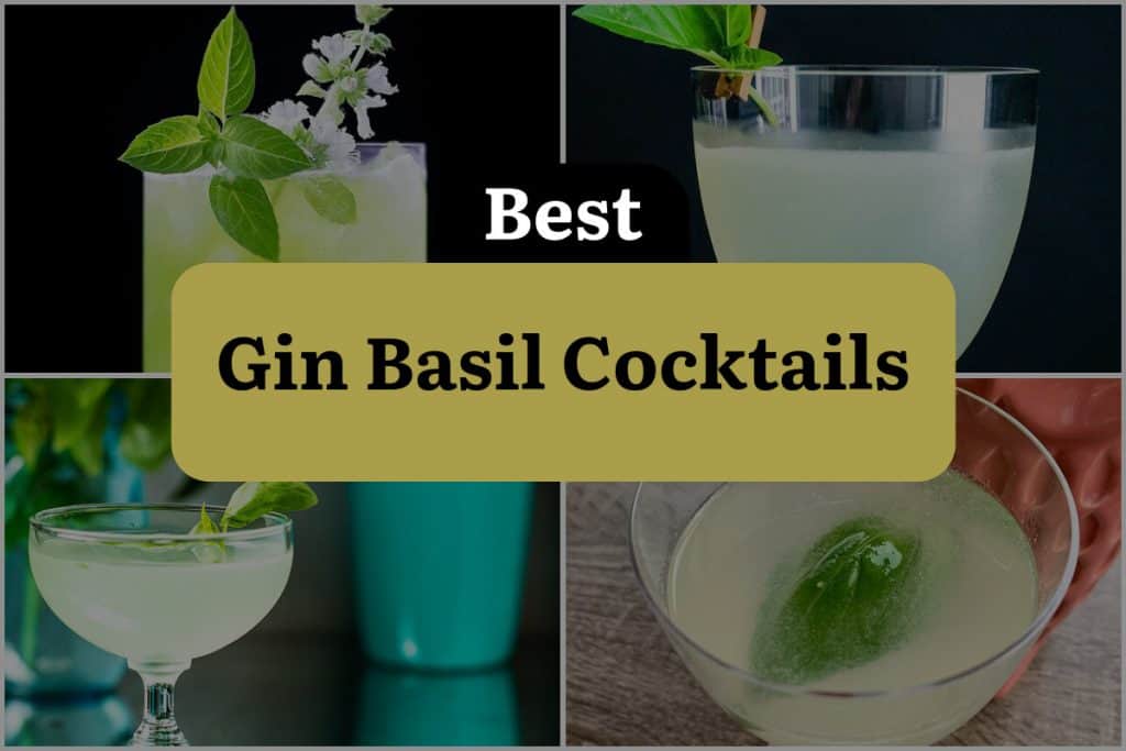 18 Gin Basil Cocktails to Sip on this Summer | DineWithDrinks