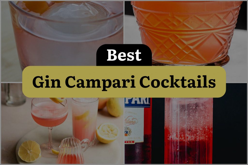 18 Gin Campari Cocktails to Sip and Savor All Summer Long | DineWithDrinks