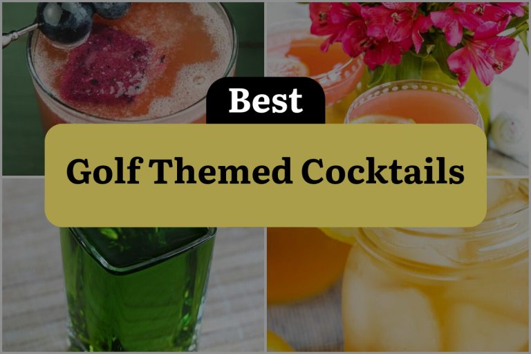 7 Golf Themed Cocktails to Drive Your Taste Buds Wild! | DineWithDrinks