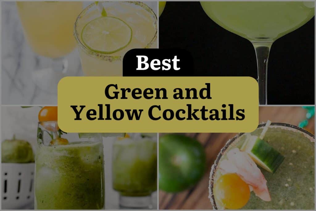 10 Green and Yellow Cocktails to Brighten Up Your Day! | DineWithDrinks