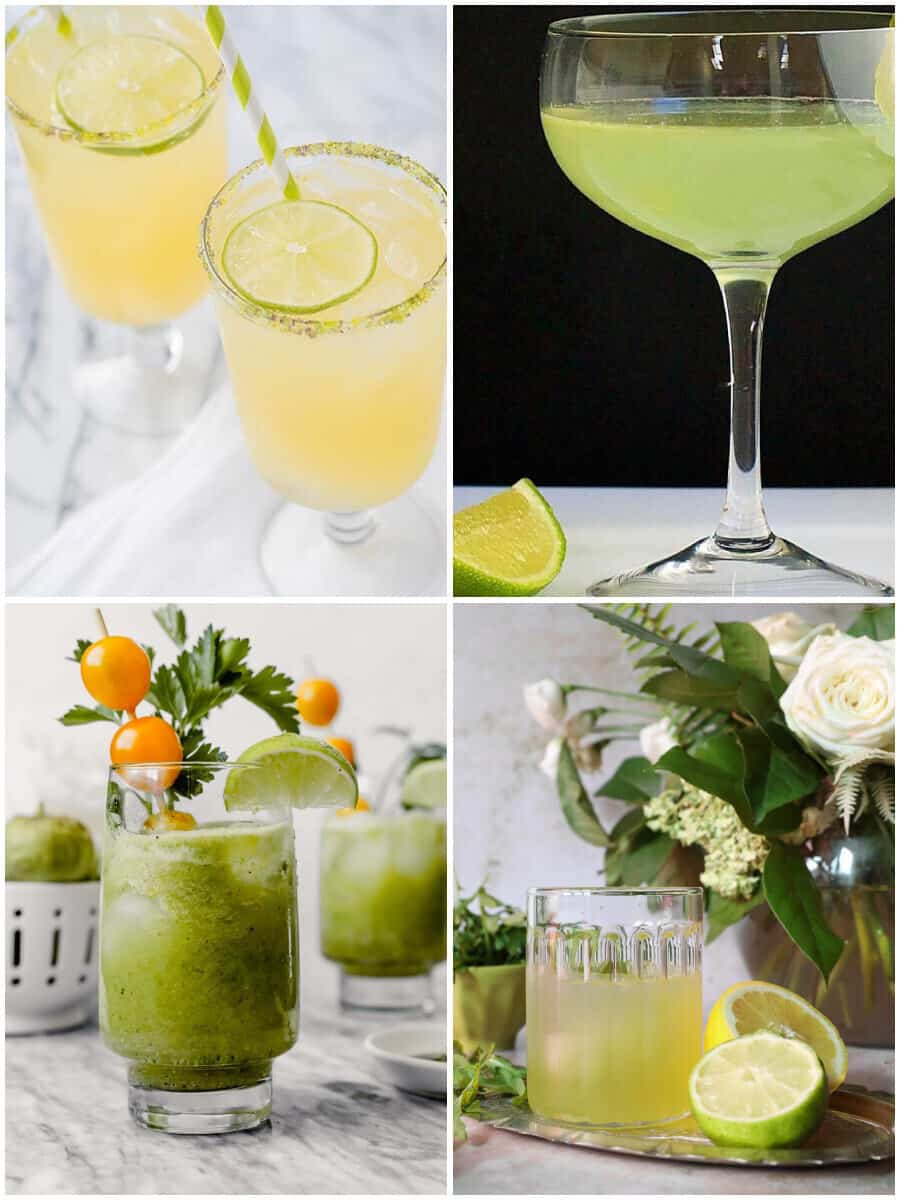 10 Green and Yellow Cocktails to Brighten Up Your Day!