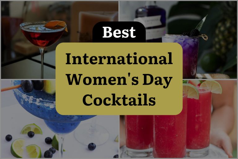 5 International Women's Day Cocktails to Toast to Sisterhood ...