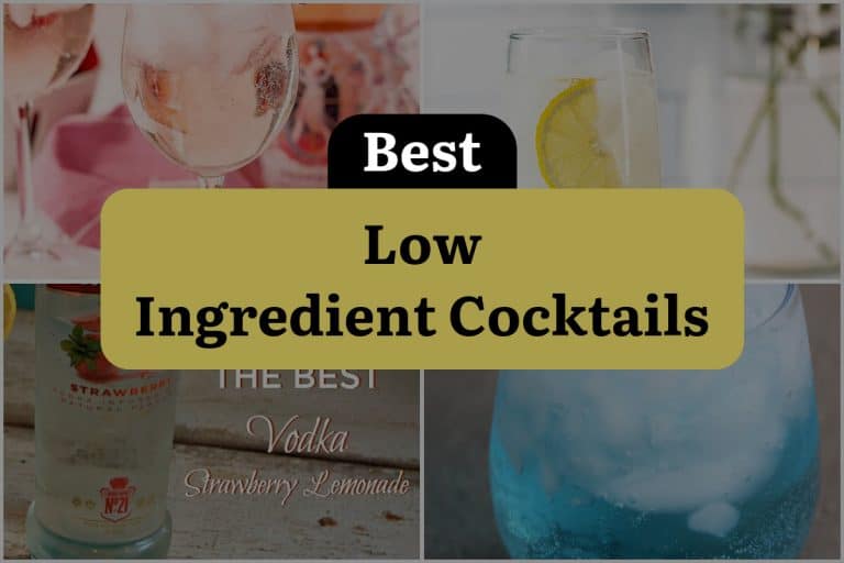 27 Low Ingredient Cocktails to Shake Up Your Nightlife | DineWithDrinks