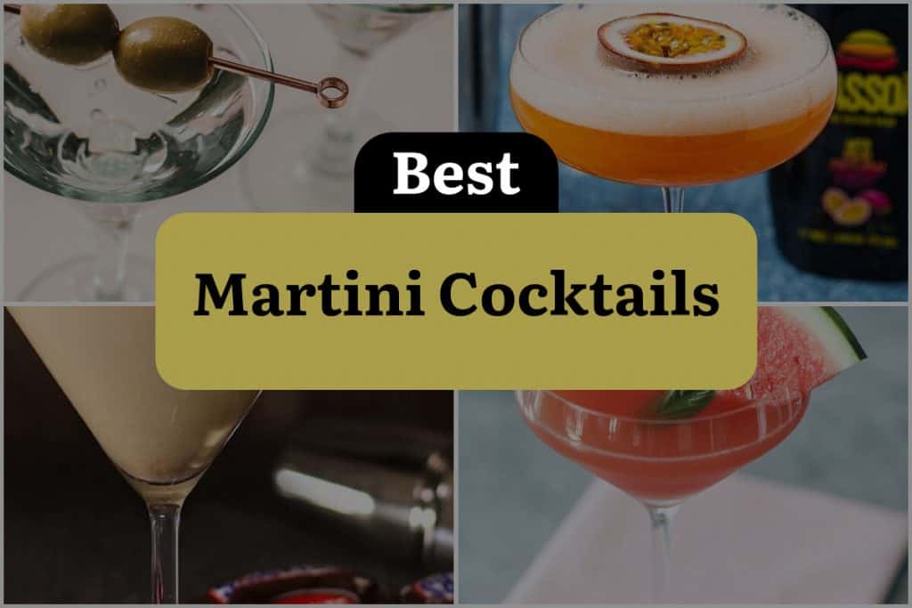 34 Martini Cocktails: Shaken, Stirred, and Sipped in Style ...