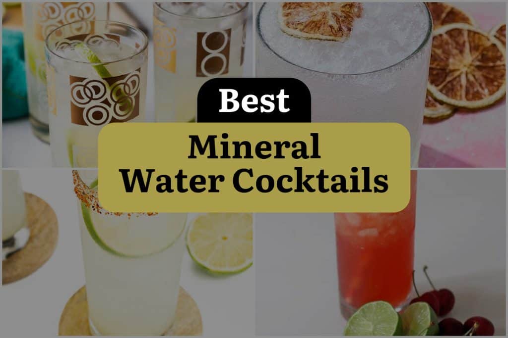 21 Mineral Water Cocktails That Will Hydrate Your Happy Hour ...