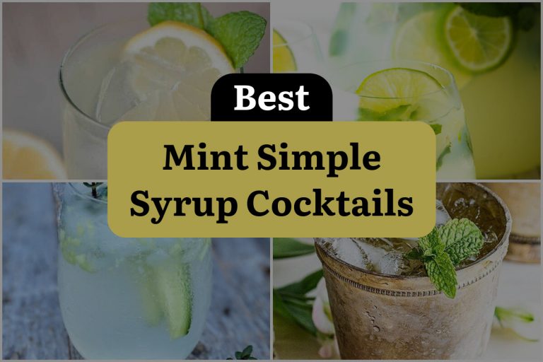 24 Mint Simple Syrup Cocktails To Mint-ify Your Life! | DineWithDrinks