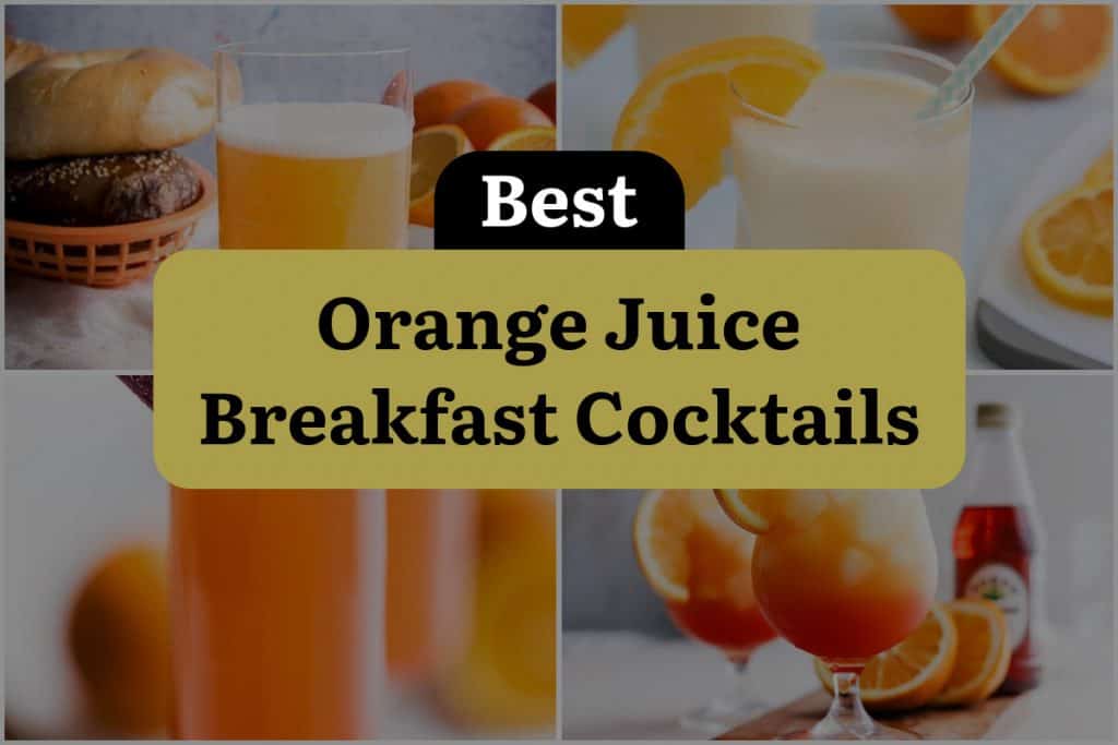 34 Orange Juice Breakfast Cocktails to Kickstart Your Day! | DineWithDrinks
