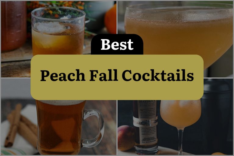 12 Peach Fall Cocktails to Sip the Season Away! | DineWithDrinks