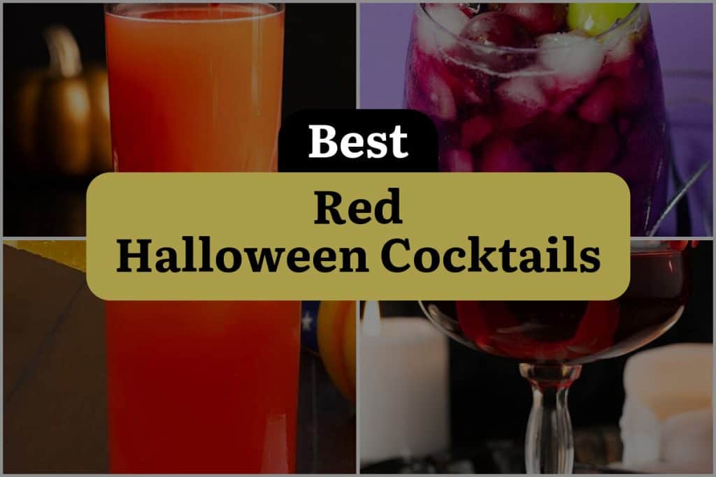 29 Red Halloween Cocktails to Sip on While You Slay All Day ...