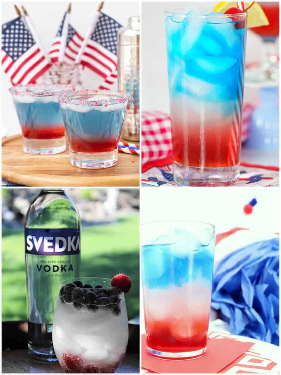 22 Red White and Blue Cocktails to Celebrate America in Style