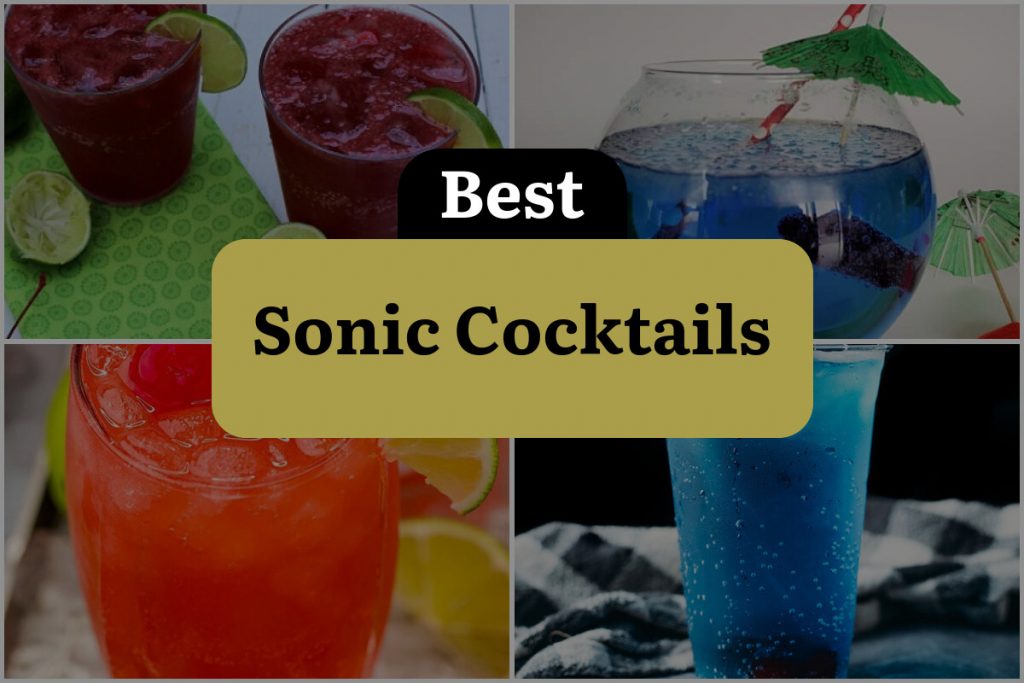 20 Sonic Cocktails to Vibrate Your Taste Buds! | DineWithDrinks