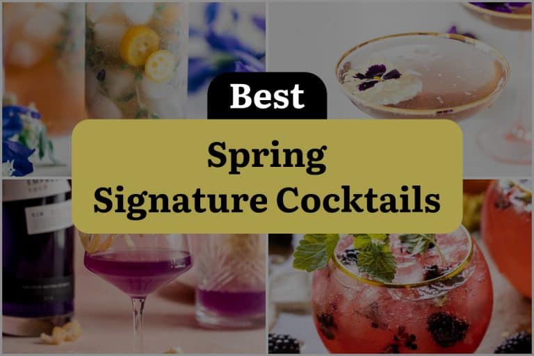 26 Spring Signature Cocktails to 'Spritz' Up Your Seasonal Sips ...