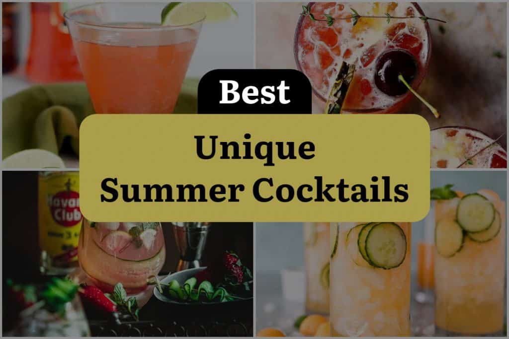34 Unique Summer Cocktails to Sip and Savor in the Sun! | DineWithDrinks
