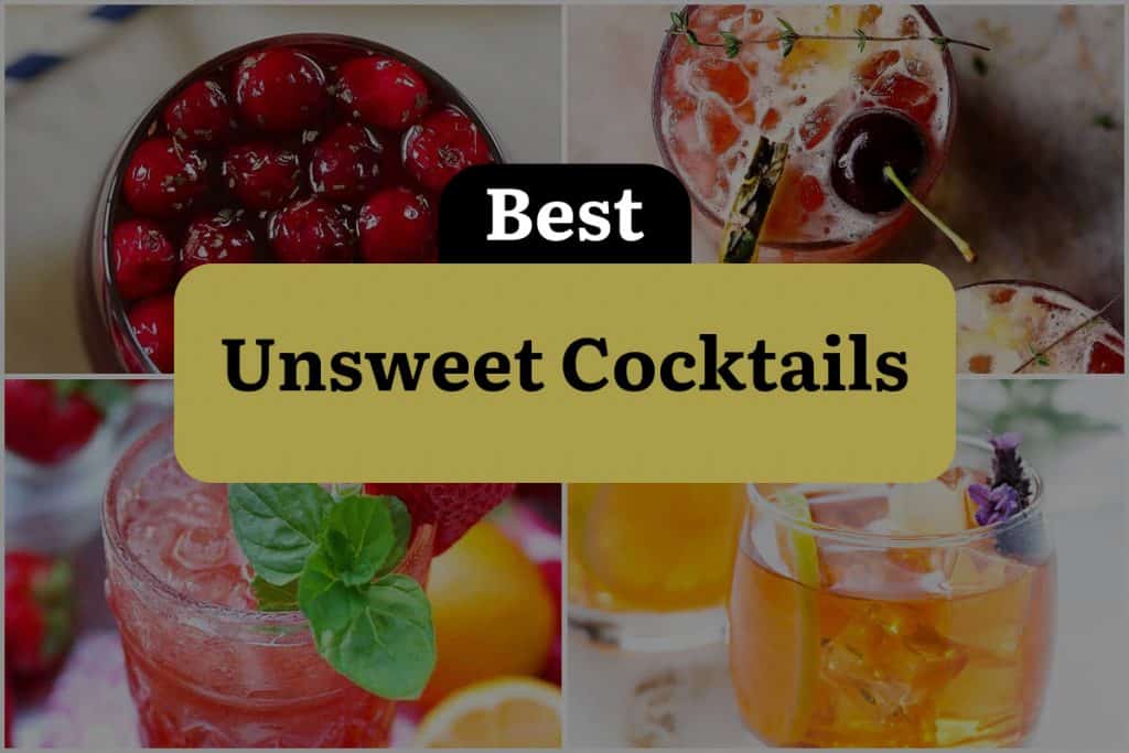9 Unsweet Cocktails That Pack A Punch Without All The Sugar 5598