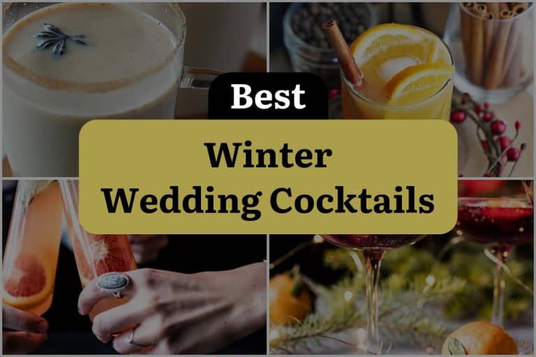 15 Winter Wedding Cocktails to Warm Up Your Special Day | DineWithDrinks