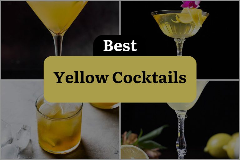17 Yellow Cocktails That Will Add a Sunny Twist to Your Night ...