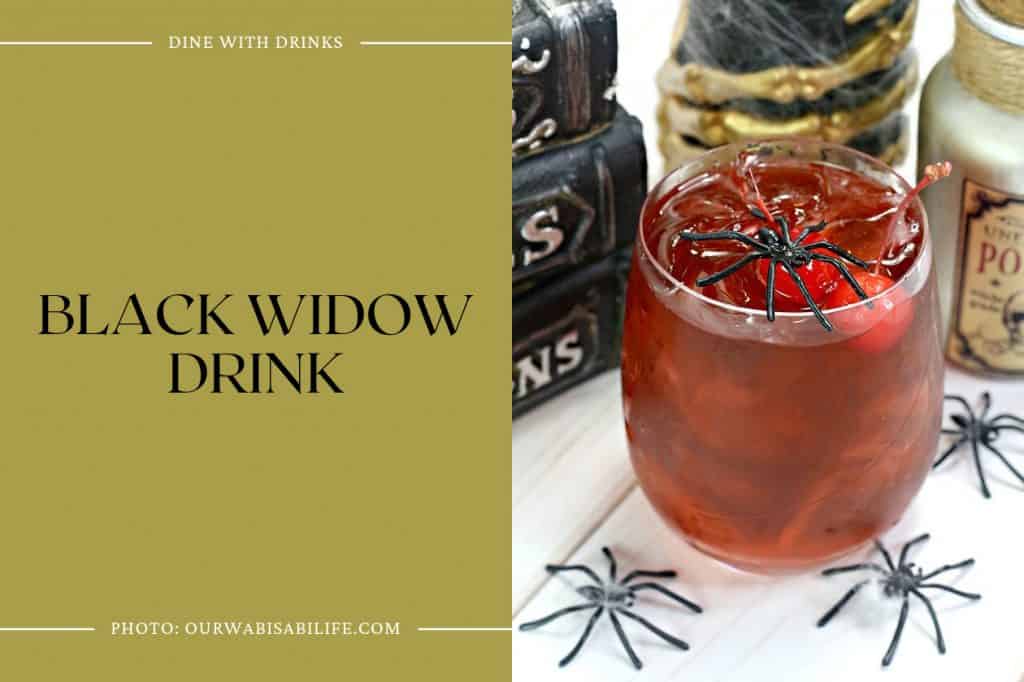 8 Black Widow Themed Cocktails to Tangle Your Taste Buds | DineWithDrinks
