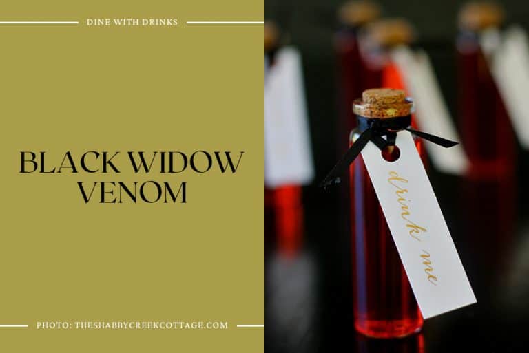 8 Black Widow Themed Cocktails to Tangle Your Taste Buds | DineWithDrinks