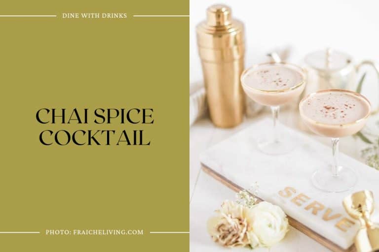 22 Chai Cocktails to Spice Up Your Happy Hour! | DineWithDrinks