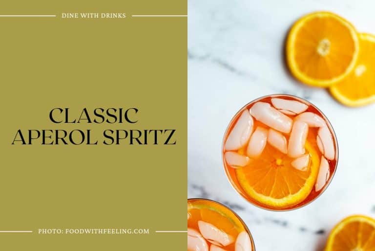 32 Summer Spritz Cocktails to Quench Your Thirst in Style! | DineWithDrinks