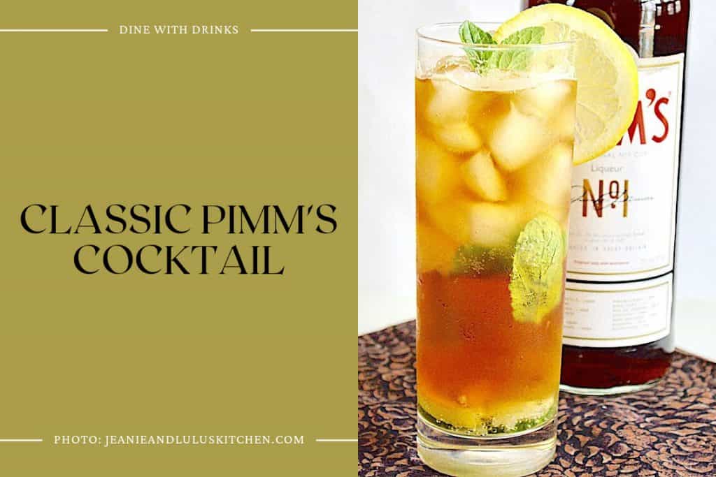 18 Pimm's Cocktails Perfect for Sipping in the Sun | DineWithDrinks