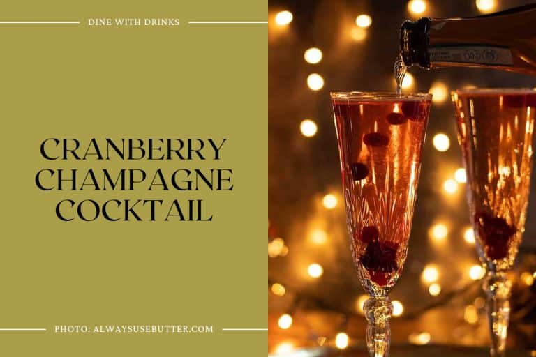 19 Champagne Cranberry Cocktails to Sip Your Fruity Fizz Fix ...