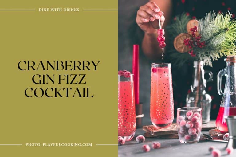 22 Cranberry Gin Cocktails To Shake Up Your Holiday Season | DineWithDrinks