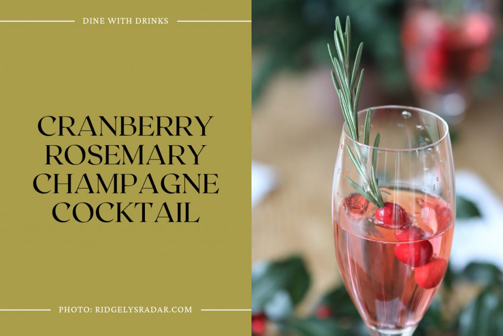 30 Cranberry Rosemary Cocktails to Shake Up Your Nightlife ...