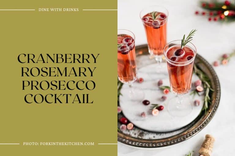 24 Prosecco and Cranberry Juice Cocktails to Sip and Savor ...