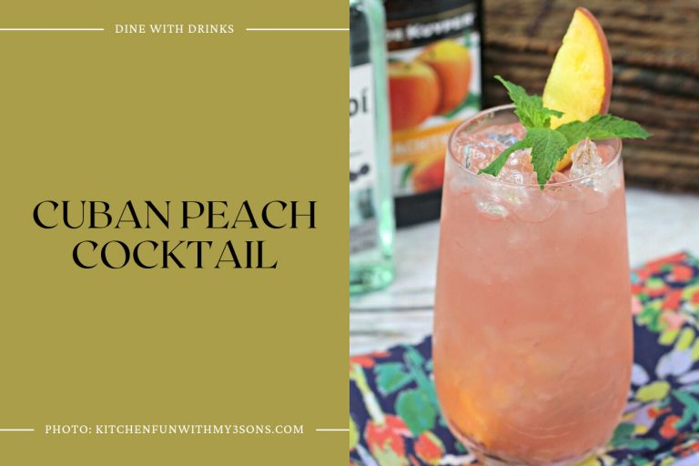 20 Peach and Rum Cocktails That Will Sweeten Your Spirits! | DineWithDrinks