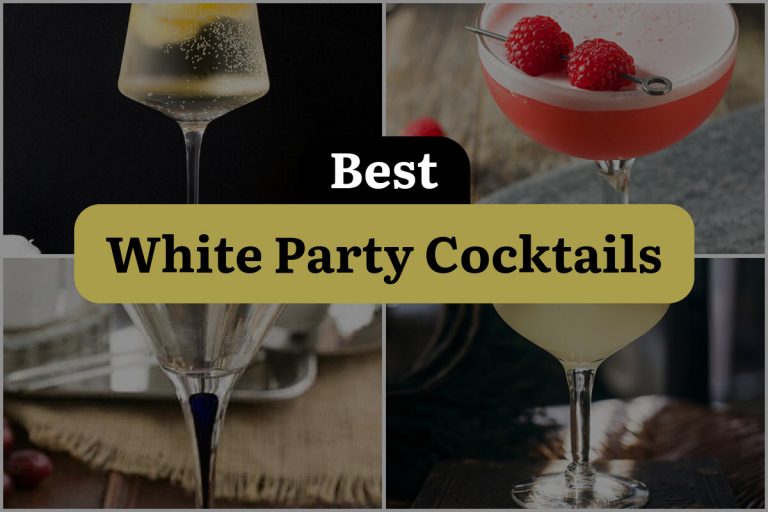 30 White Party Cocktails That Will Shake Up Your Night! | DineWithDrinks