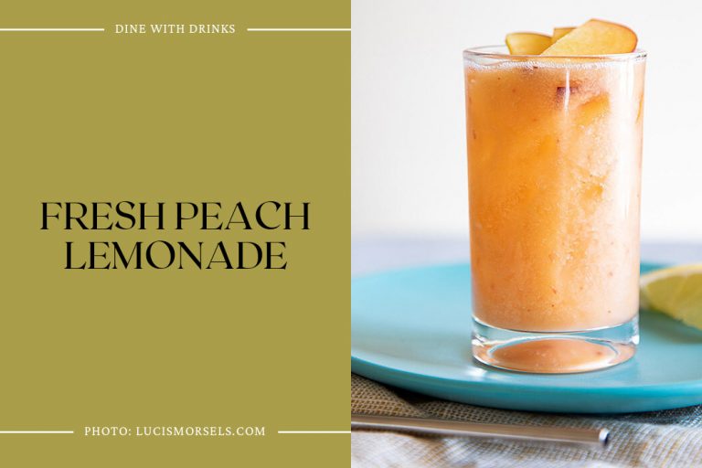 15 Peach Puree Cocktails That Will Make You Sip & Smile! | DineWithDrinks