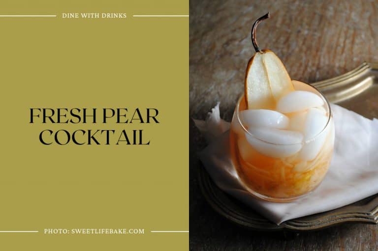24 Pear Vodka Cocktails That'll Shake Up Your World! | DineWithDrinks