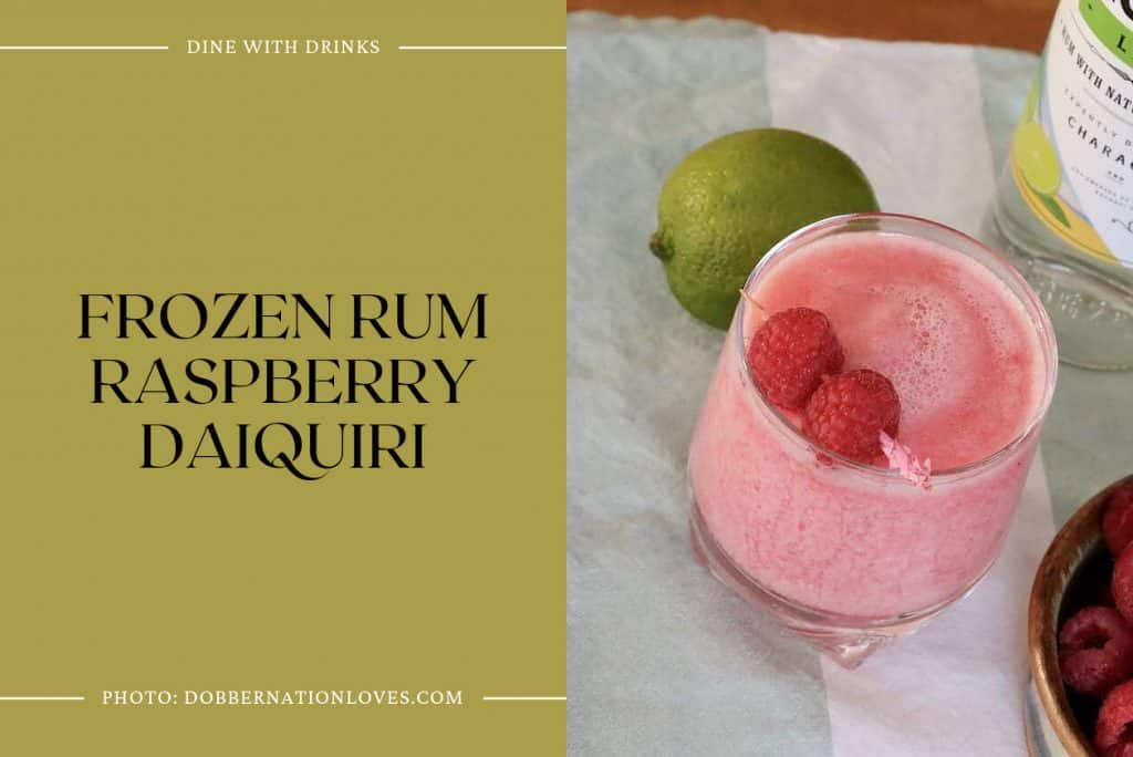 16 Raspberry Rum Cocktails That'll Shake Up Your World | DineWithDrinks