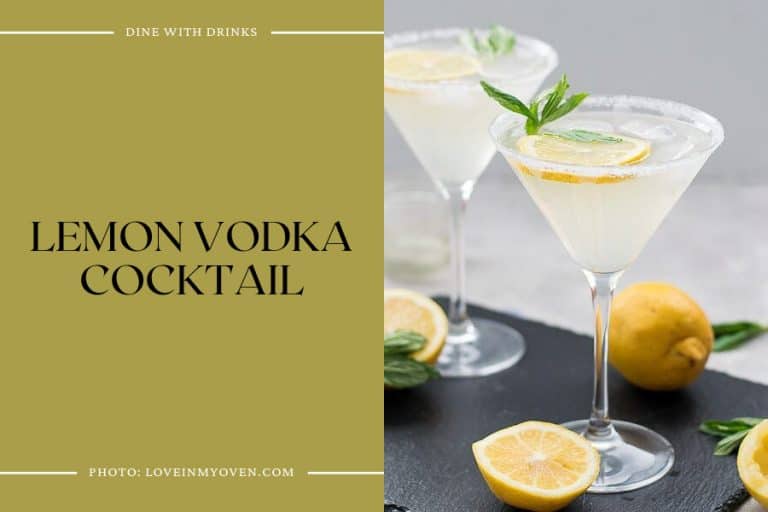26 Vodka and Lemon Cocktails to Sip, Savor, and Swirl! | DineWithDrinks