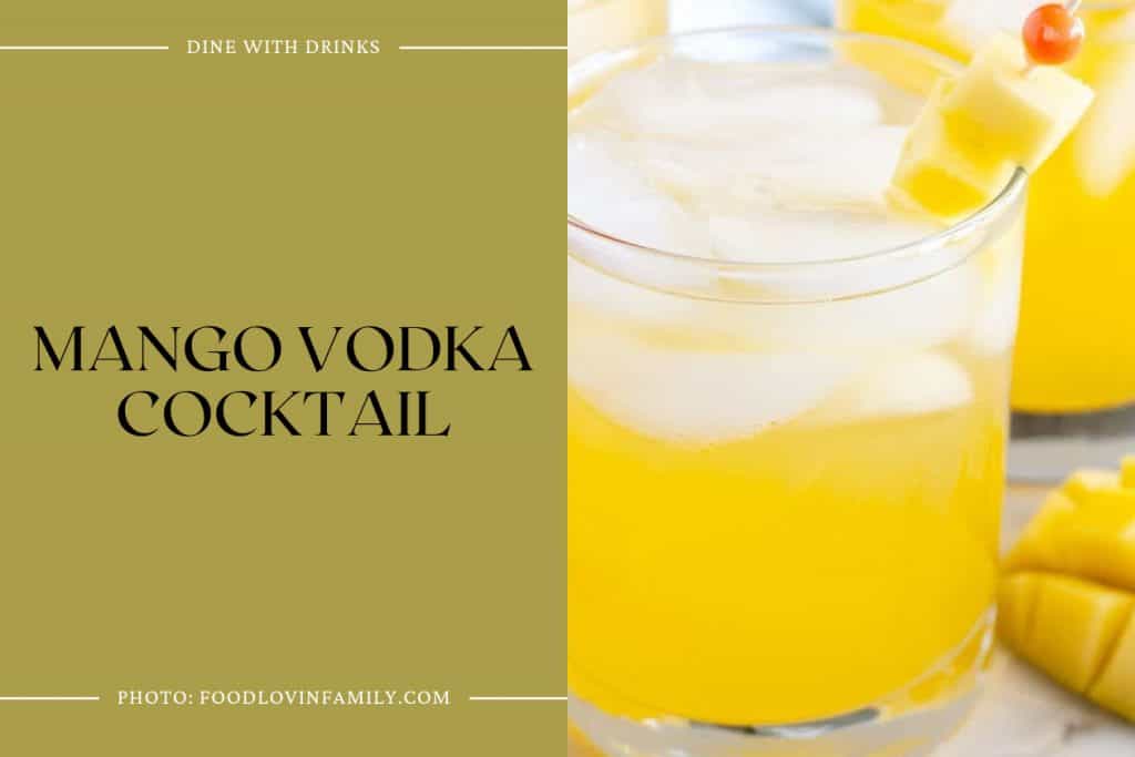 12 Mango Vodka Cocktails that Will Shake Up Your Summer | DineWithDrinks