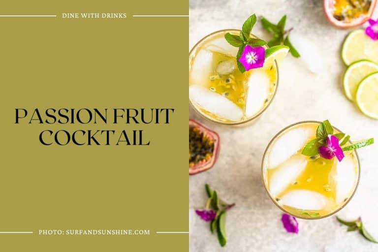 20 Best Vodka and Passion Fruit Cocktails | DineWithDrinks