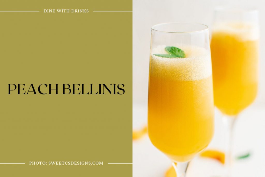 15 Peach Puree Cocktails That Will Make You Sip & Smile! | DineWithDrinks